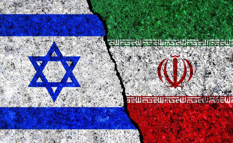 Iran and Israel Relations. Iran Vs Israel Stock Illustration ...