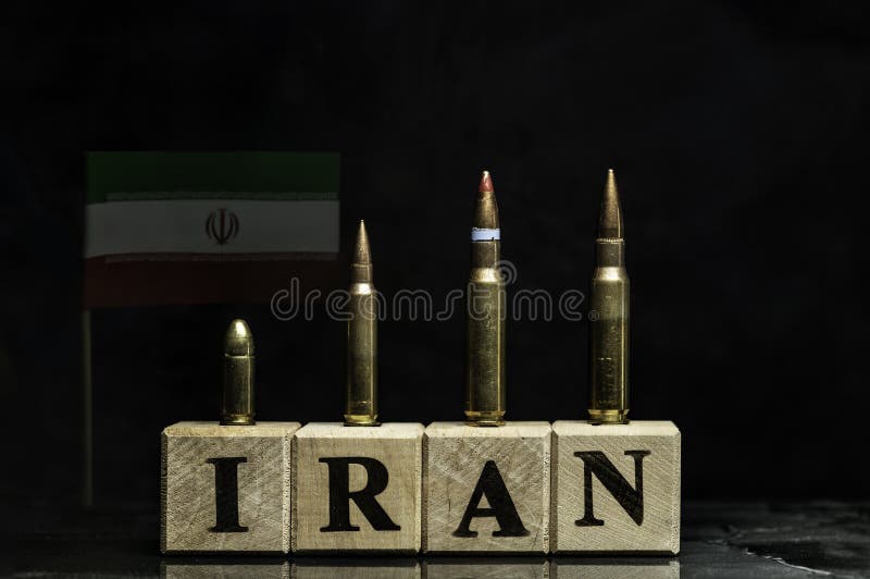 Iran Military Power and Rising War Tensions. Stock Photo - Image of ...