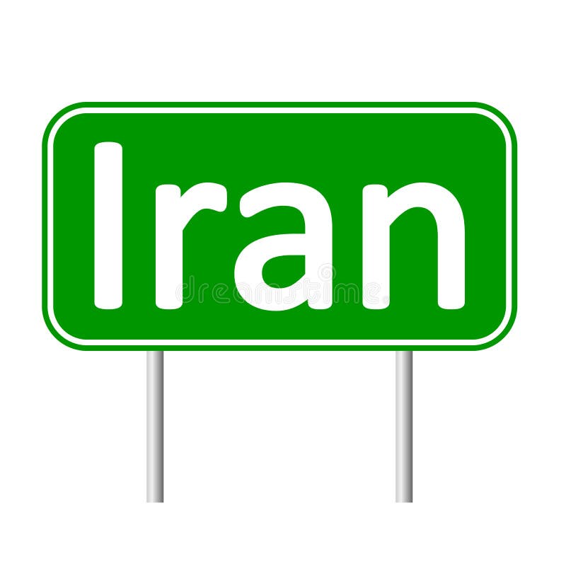 Iran road sign. stock illustration. Illustration of road - 80349551