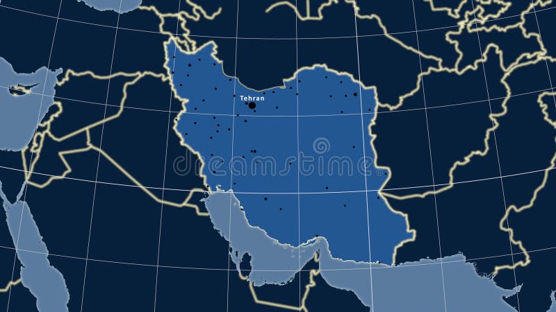 Iran - Solid. Composition, Borders Stock Illustration - Illustration of ...