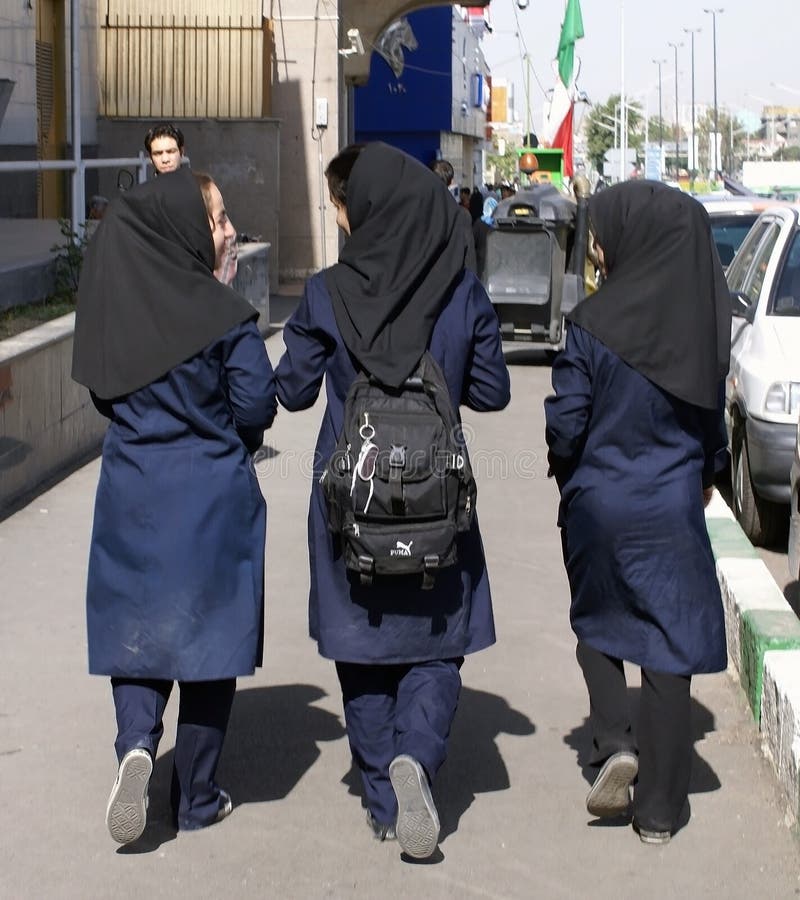 Iranian Highschool Girls editorial image. Image of classes - 14946280