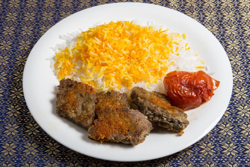 Iranian kebab stock image. Image of middle, iran, dinner - 176188987