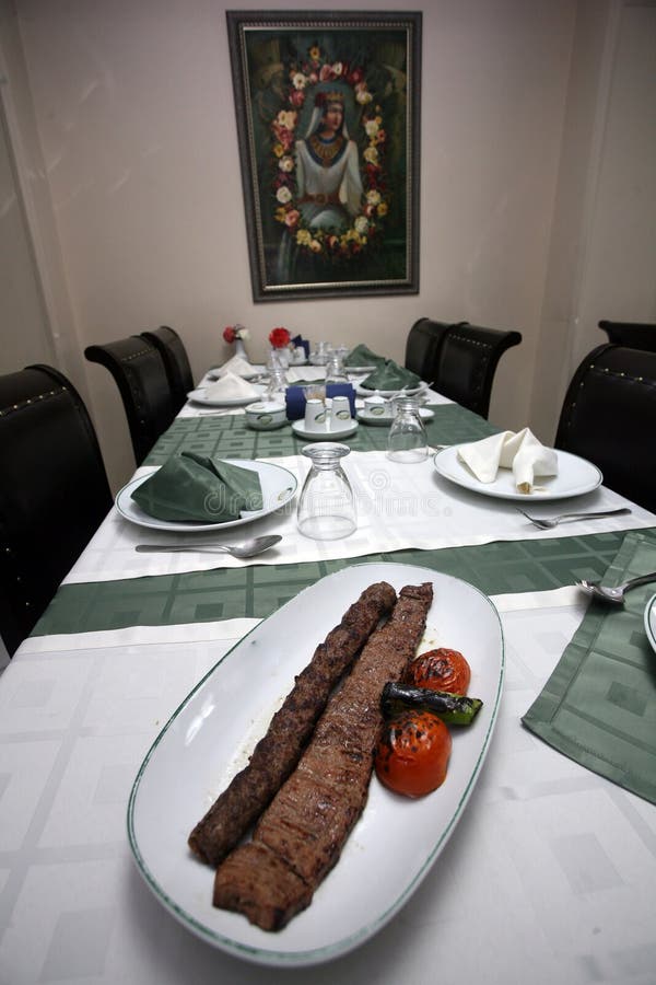 Iranian Kebab stock image. Image of fresh, gourmet, glass - 159517875
