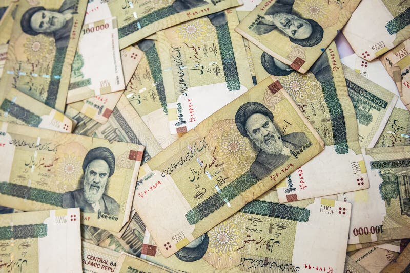 Iranian rial banknotes editorial stock image. Image of ruhollah - 112029049