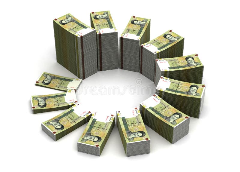 Iranian Rial Chart stock illustration. Illustration of bill - 54454813