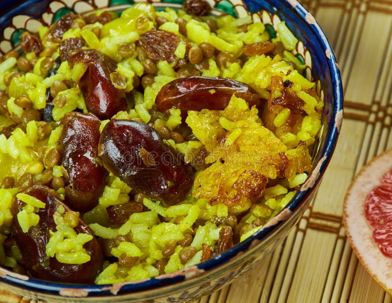 Iranier Adas Polow fotografering för bildbyråer. Bild av kokkonst ...