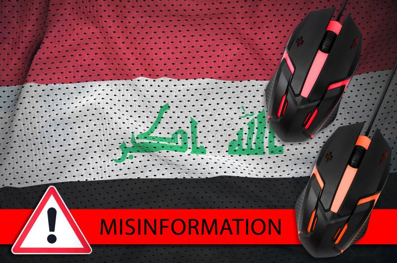 Iraq Flag and Two Computer Mouses. Misinformation during Coronavirus or ...