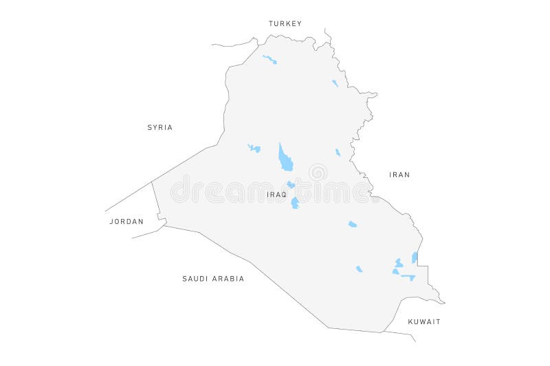 Iraq Map Line Stock Illustrations – 810 Iraq Map Line Stock ...