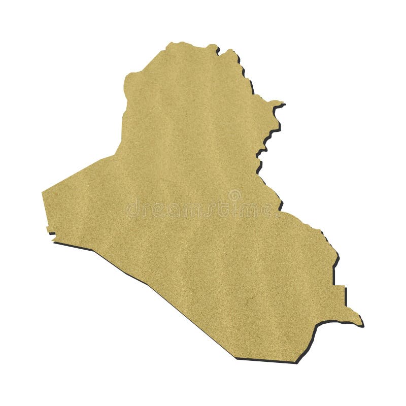 Map of Iraq stock vector. Illustration of iraqi, iraq - 2209833