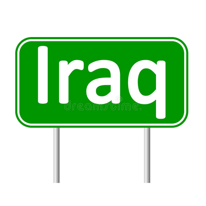 Iraq Road Map and Map Icons Stock Vector - Illustration of arabian ...