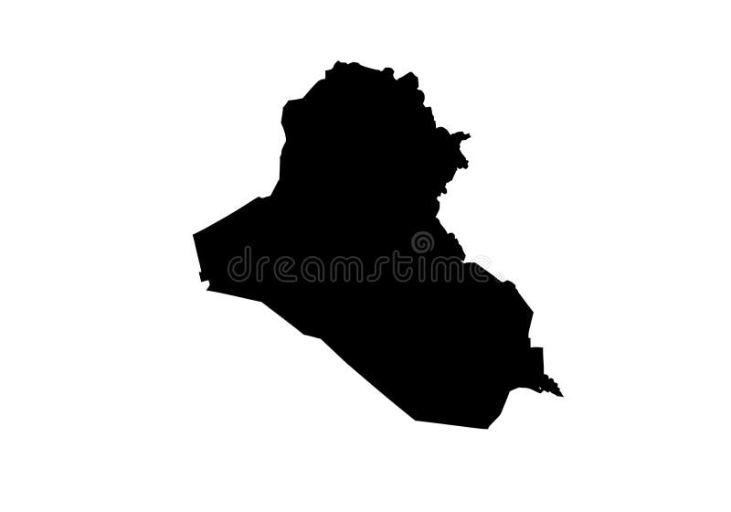Iraq silhouette stock vector. Illustration of nation - 382114501