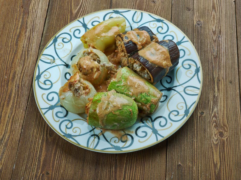 Iraqi Dolma stock photo. Image of meal, biber, vegetables - 124322760