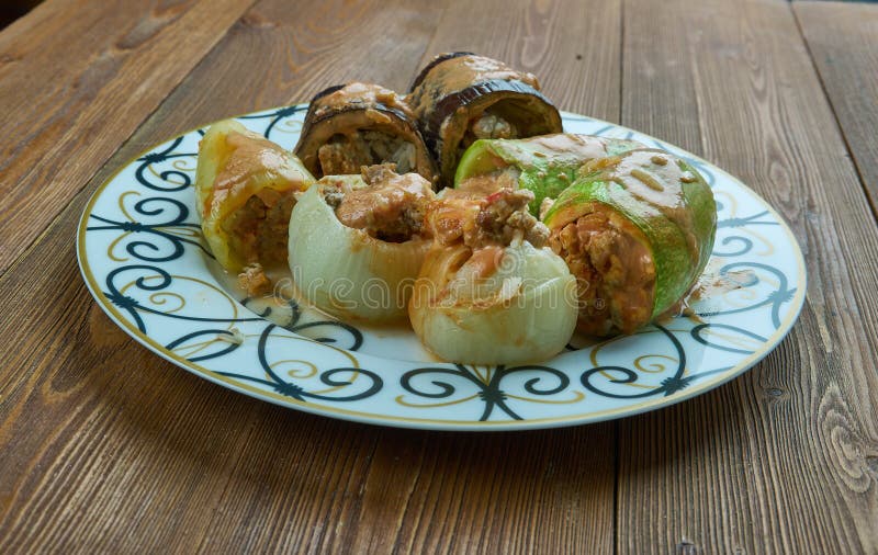 Iraqi Dolma stock image. Image of turkish, meal, beef - 124412339