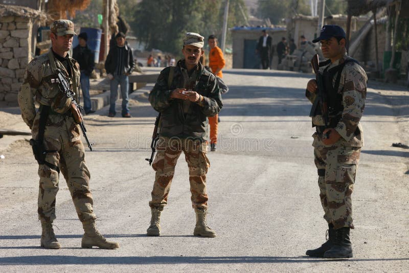 Iraqi Soldiers editorial photo. Image of arbil, soldier - 21579711