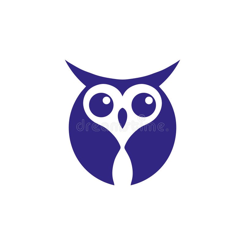 Owl Logo Wise Bird Logo Owl Symbol Logo for Education A7 Stock Vector ...