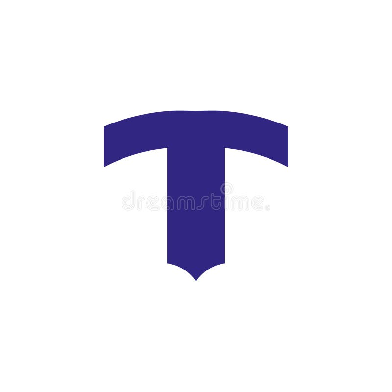 T Logo Design Easy Catchy T Symbol A1 Stock Vector - Illustration of ...