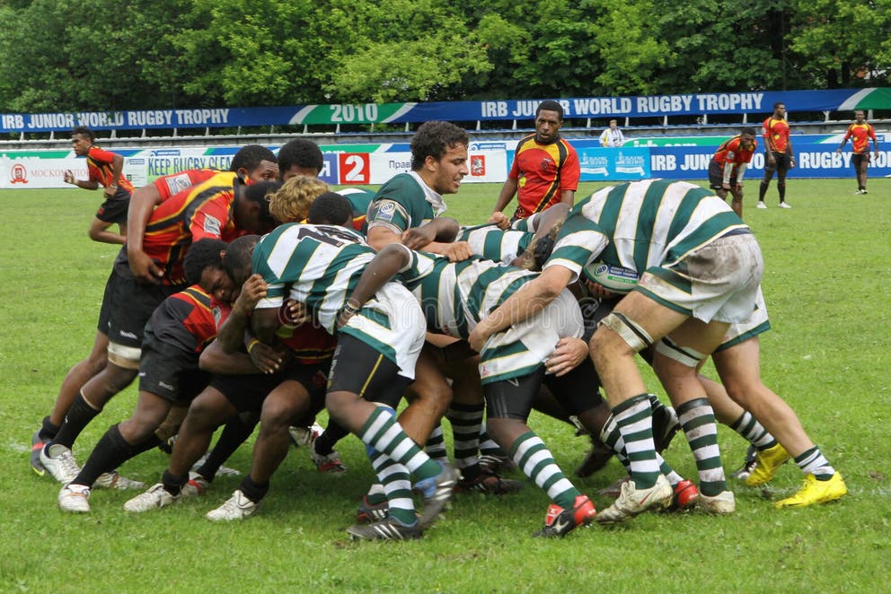 IRB Junior World Rugby Trophy Editorial Stock Photo - Image of papua ...