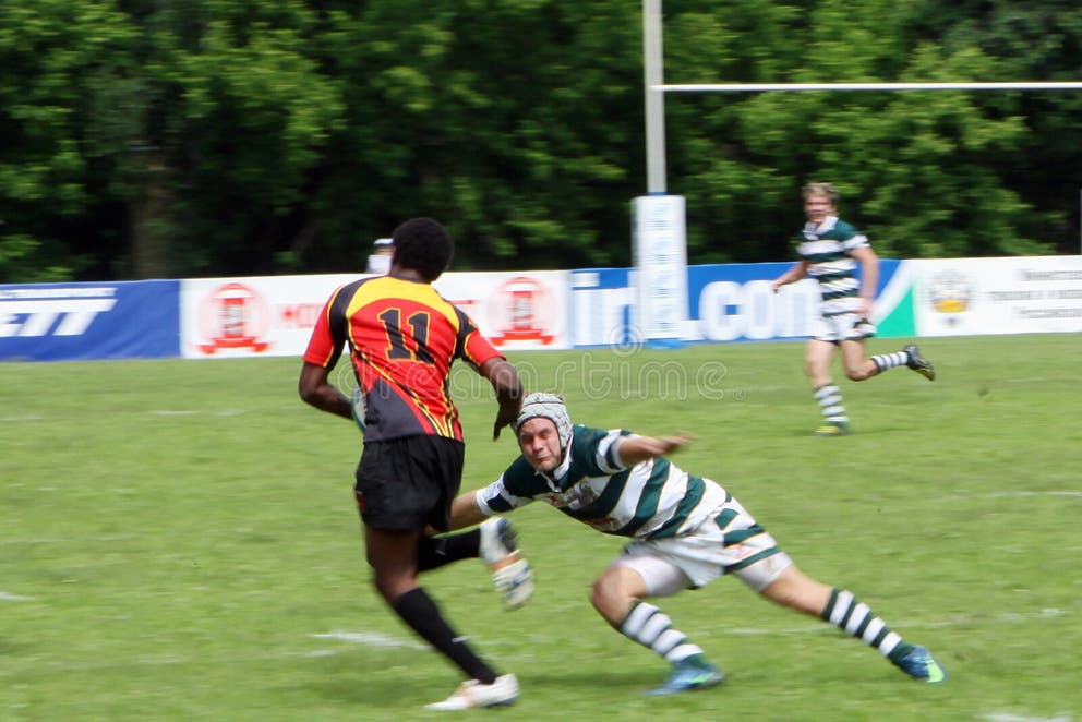 IRB Junior World Rugby Trophy Editorial Image - Image of sportsman ...