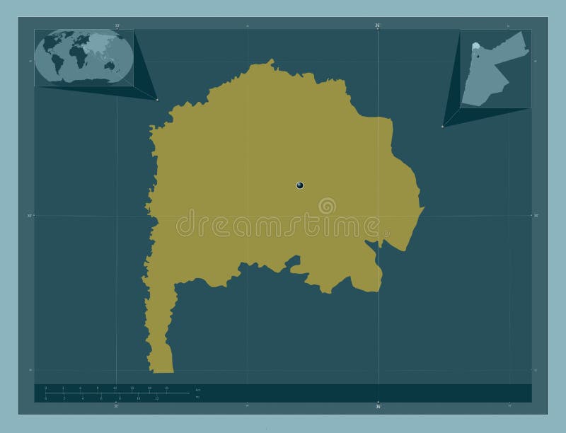 Location Map of Irbid Governorate Stock Vector - Illustration of aqaba ...