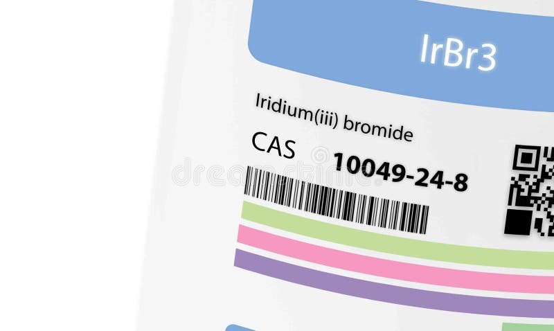 IrBr3 - Iridium(III) Bromide Stock Image - Image of chemicals, chemical ...