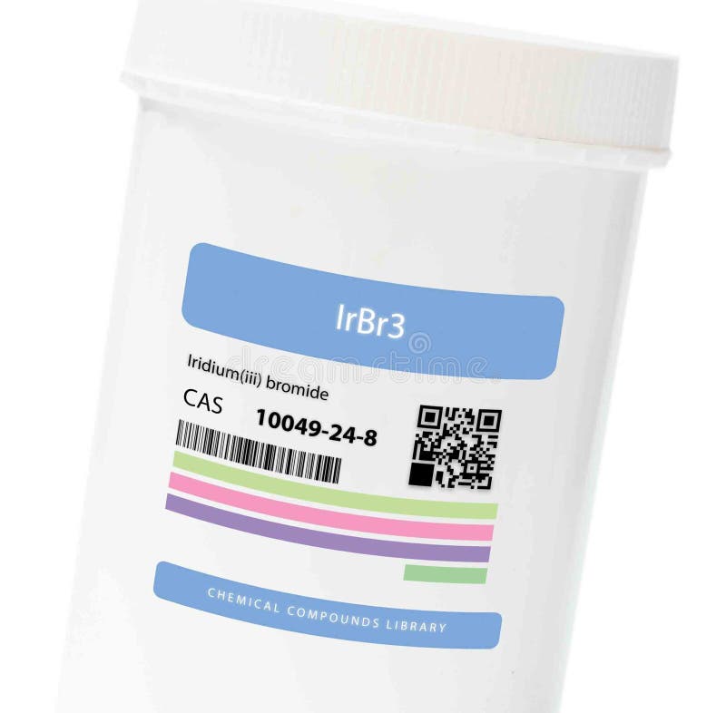 IrBr3 - Iridium(III) Bromide Stock Image - Image of chemistry, 10049: ...