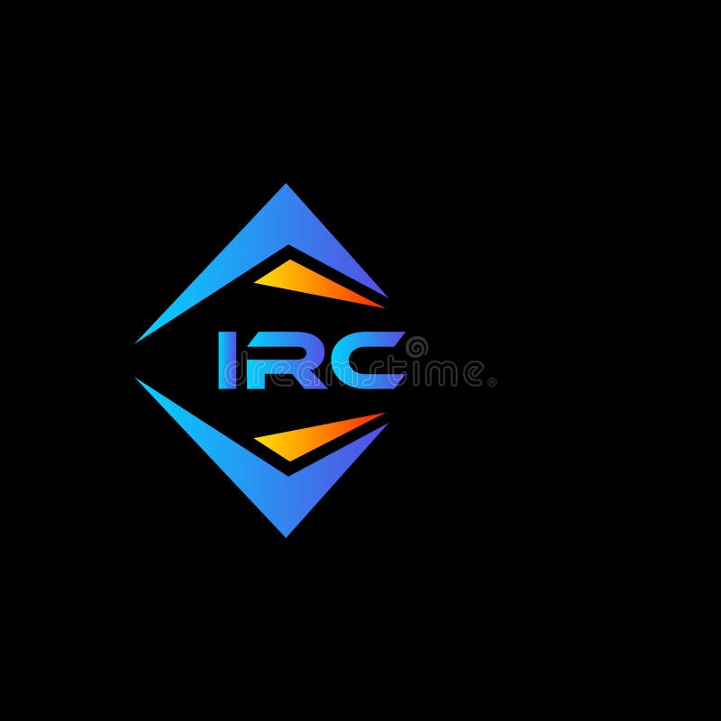 IRC Abstract Technology Logo Design on White Background. IRC Creative ...