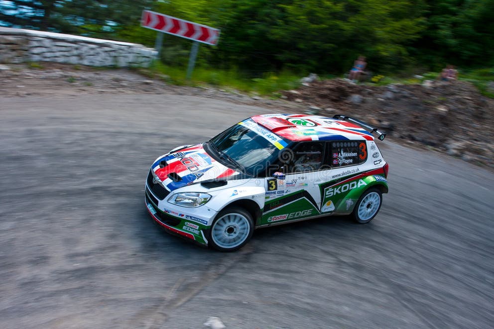 IRC PRIME Yalta Rally 2011 editorial image. Image of auto - 24032445