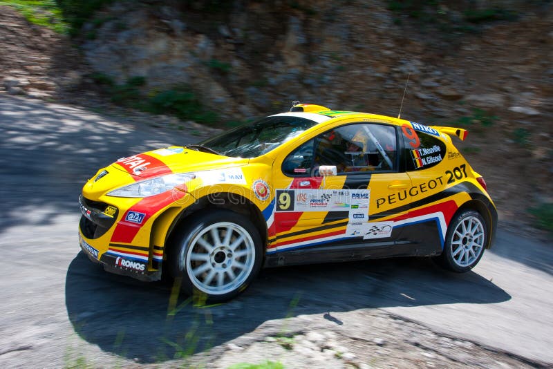 IRC PRIME Yalta Rally 2011 editorial image. Image of drift - 24032495