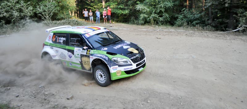 Irc Rally Sibiu Ss2 Crinti 1 Editorial Photo - Image of driver, marco ...