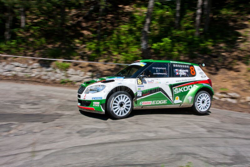 IRC Yalta Prime Rally 2011 editorial stock image. Image of motorized ...
