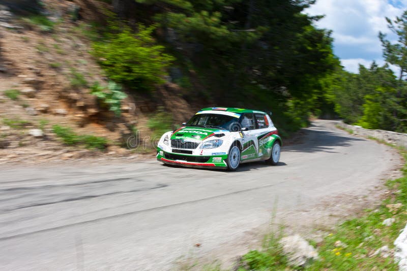 IRC Yalta Prime Rally 2011 editorial photography. Image of blurred ...