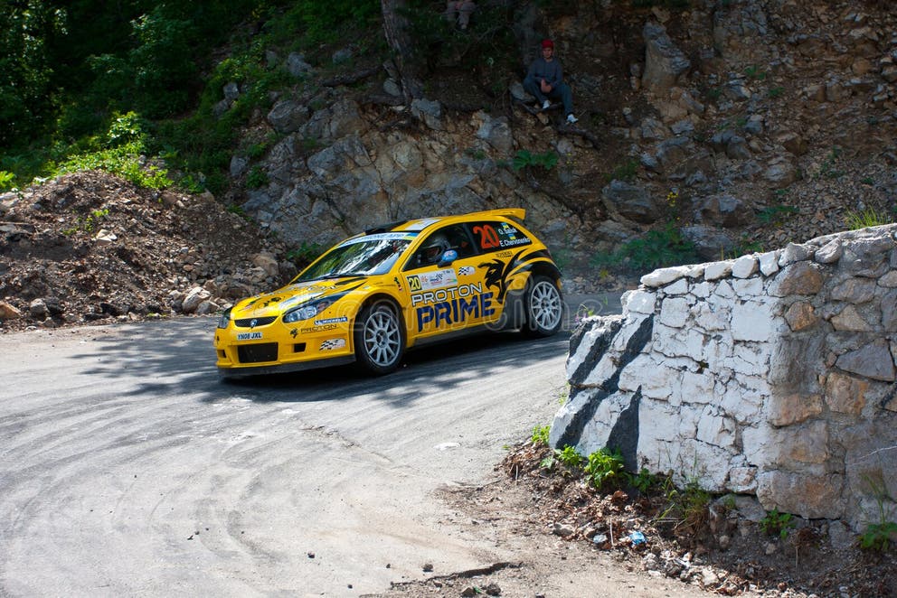 IRC Yalta Prime Rally 2011 editorial stock photo. Image of driver ...