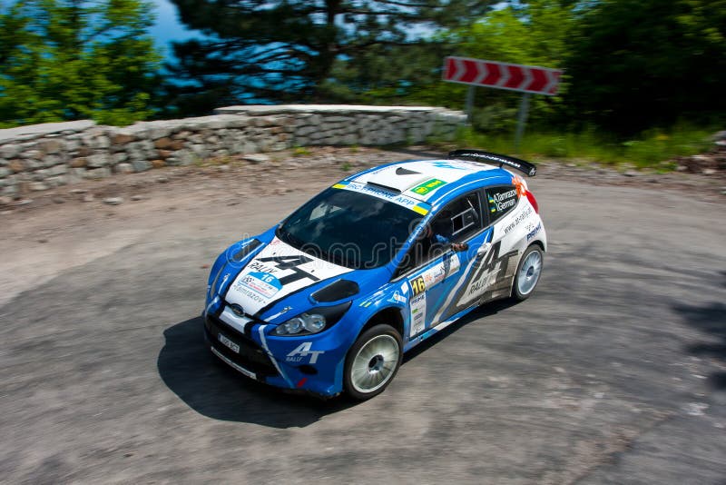 IRC Yalta Prime Rally 2011 editorial image. Image of leader - 19822930