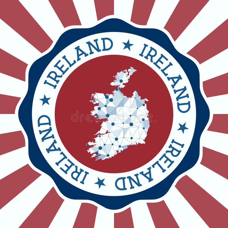 Ireland Badge. stock vector. Illustration of infochart - 217077906