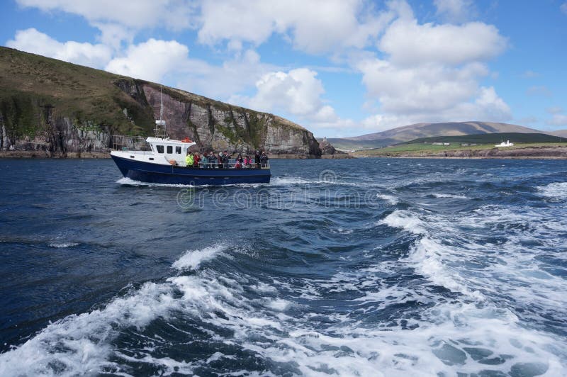 Ireland boat trip editorial stock photo. Image of boat - 71754183