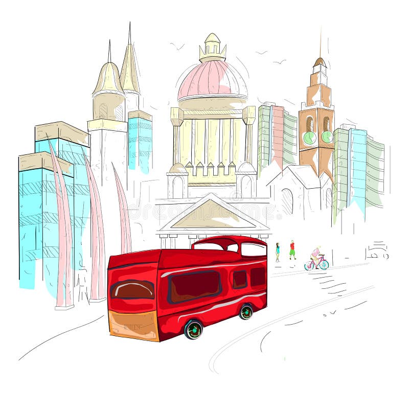 Dublin Bus Stock Illustrations – 13 Dublin Bus Stock Illustrations ...