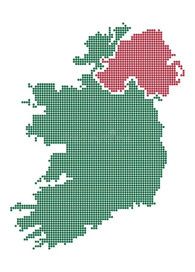 Dot Map Ireland Stock Illustrations – 381 Dot Map Ireland Stock ...