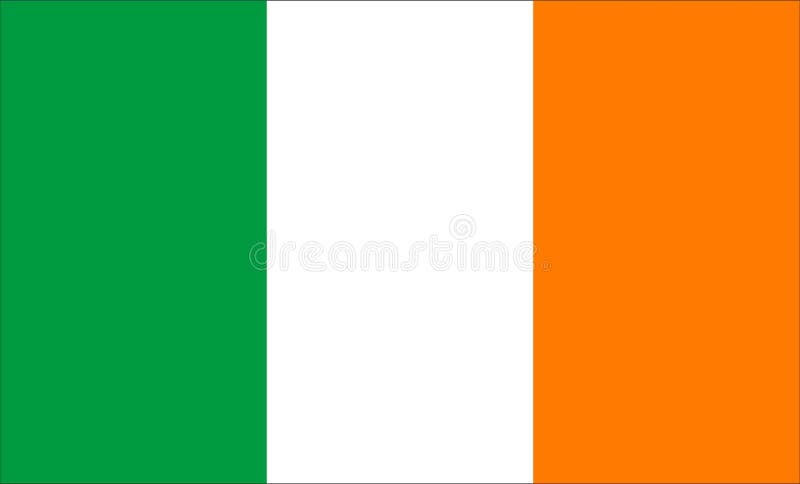 Ireland Flag Design Vector stock vector. Illustration of colombian ...