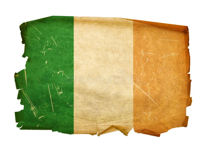 Ireland Flag old stock image. Image of ragged, design - 291192489