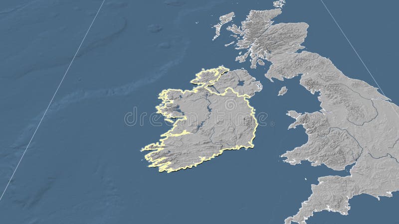 Ireland Grayscale Map Stock Illustrations – 156 Ireland Grayscale Map ...