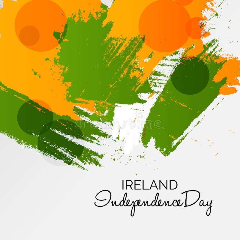 Ireland Independence Day stock illustration. Illustration of national ...
