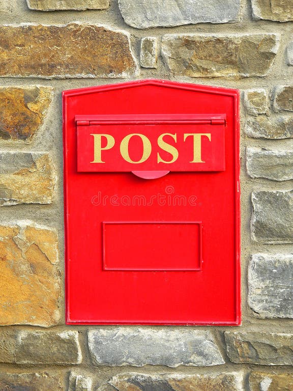 Letterbox, Mailbox, Postbox Stock Photo - Image of ireland, post: 21984394