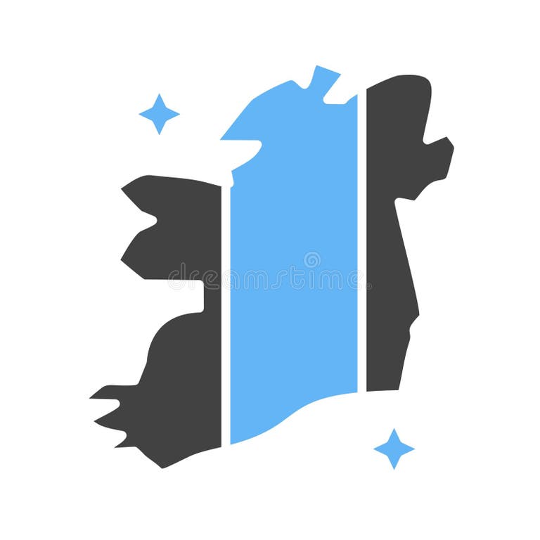 Ireland Map Icon Image. stock vector. Illustration of outline - 290211892