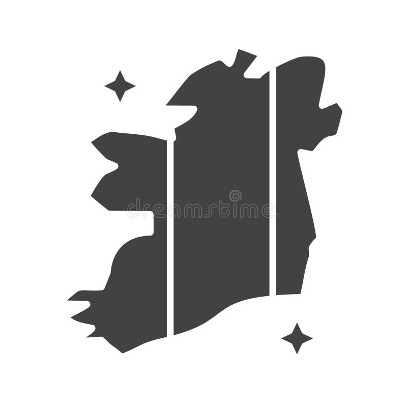 Ireland Map Icon Image. stock vector. Illustration of design - 282897154
