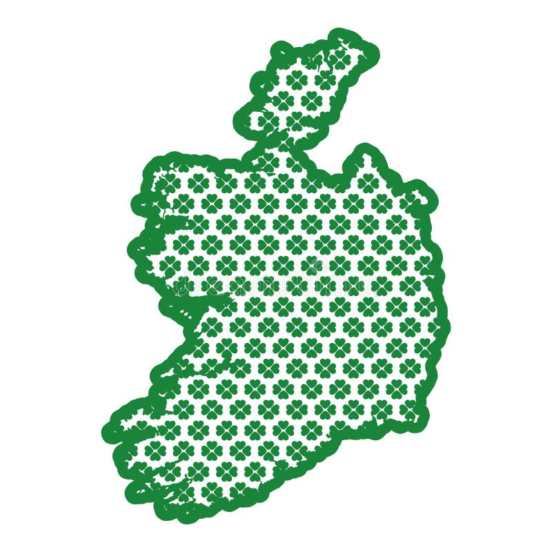 Ireland Map. Vector Illustration Decorative Design Stock Vector ...