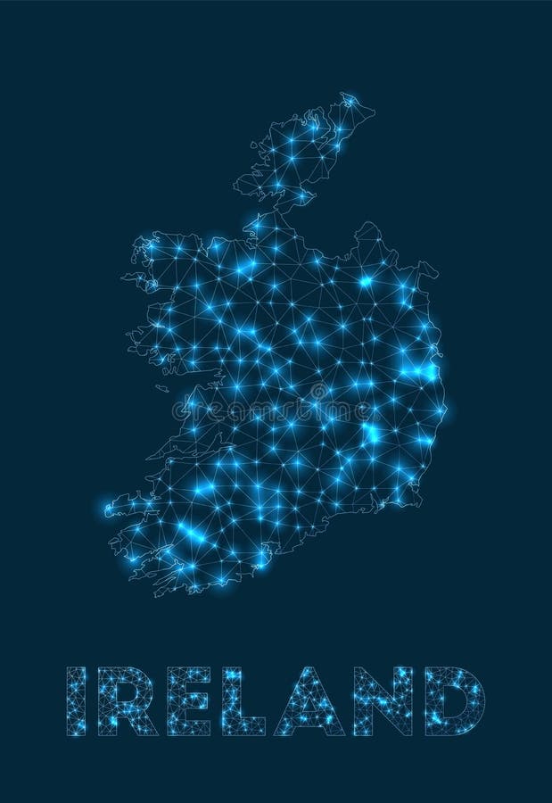 Ireland Network Map Stock Illustrations – 649 Ireland Network Map Stock ...