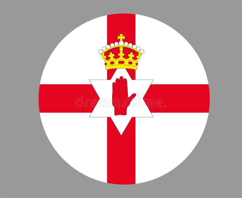 Northern Ireland Flag National Europe Emblem Icon Vector Stock Vector ...