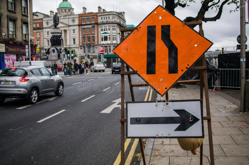 Ireland. Road sign editorial photo. Image of ireland - 58286226