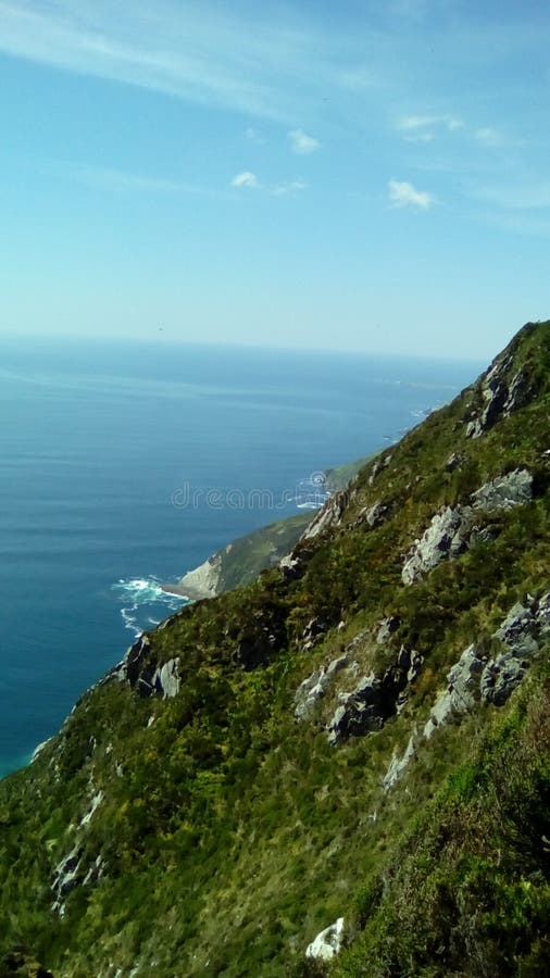 Cliff Side stock image. Image of cliff, ocean, beautiful - 122429627