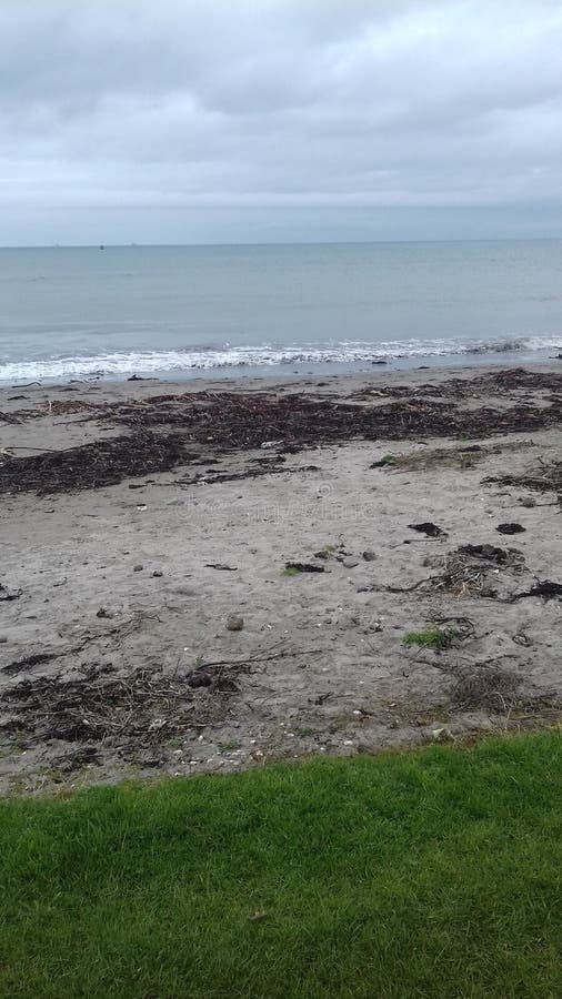 Beach in dull weather stock photo. Image of travel, surf - 14421708